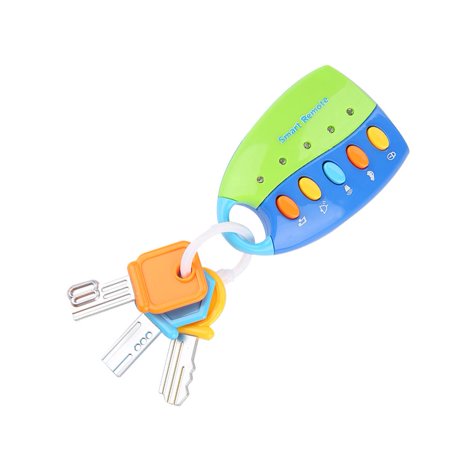 FAGINEY Baby Toy Smart Key Remote Car Control Musical Pretend Play for ...