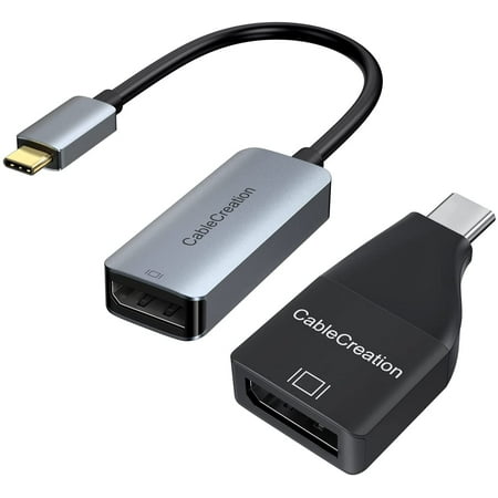 LUO CableCreation USB C to DisplayPort Adapter 8K@60Hz HDR Bundle with ...