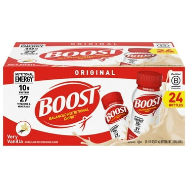 Boost Original Health Flavored Nutritional Rich Chocolate Drink, 24 ...