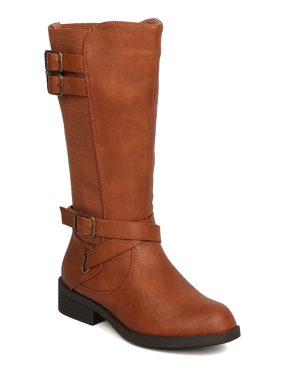 New Girl Little Wild Diva Tipper-11 Leatherette Stretchy Buckled Riding ...