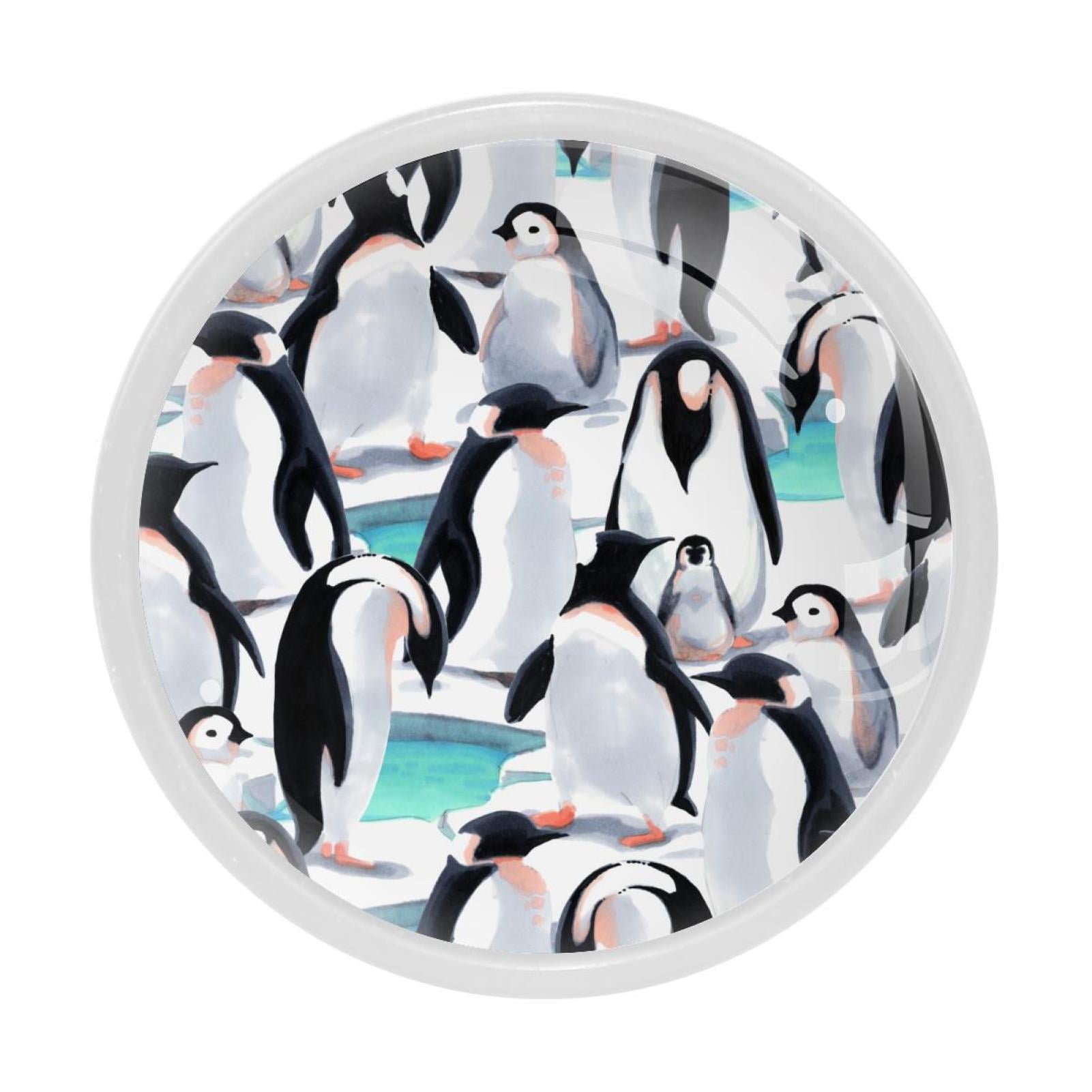 4 Pcs Penguin Knobs for Kitchen Cabinet Cupboard Dresser Bookcase ...
