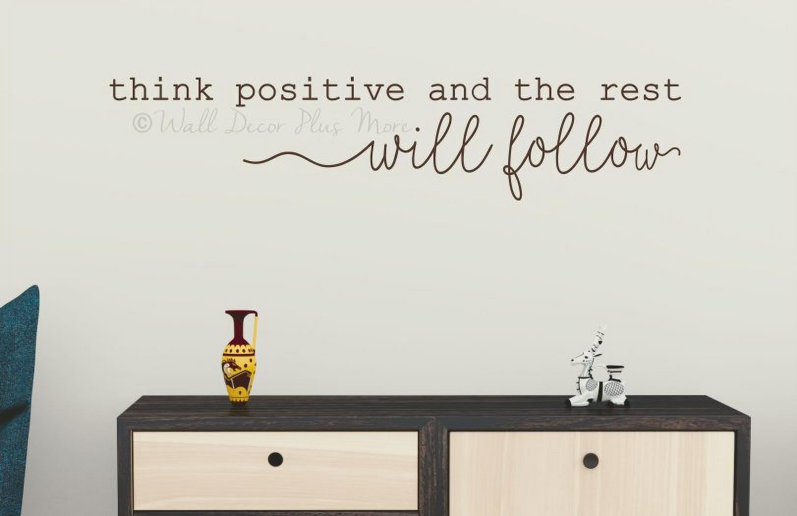 Positive Decals for Walls Vinyl Decals School Motivational Wall Sticker ...