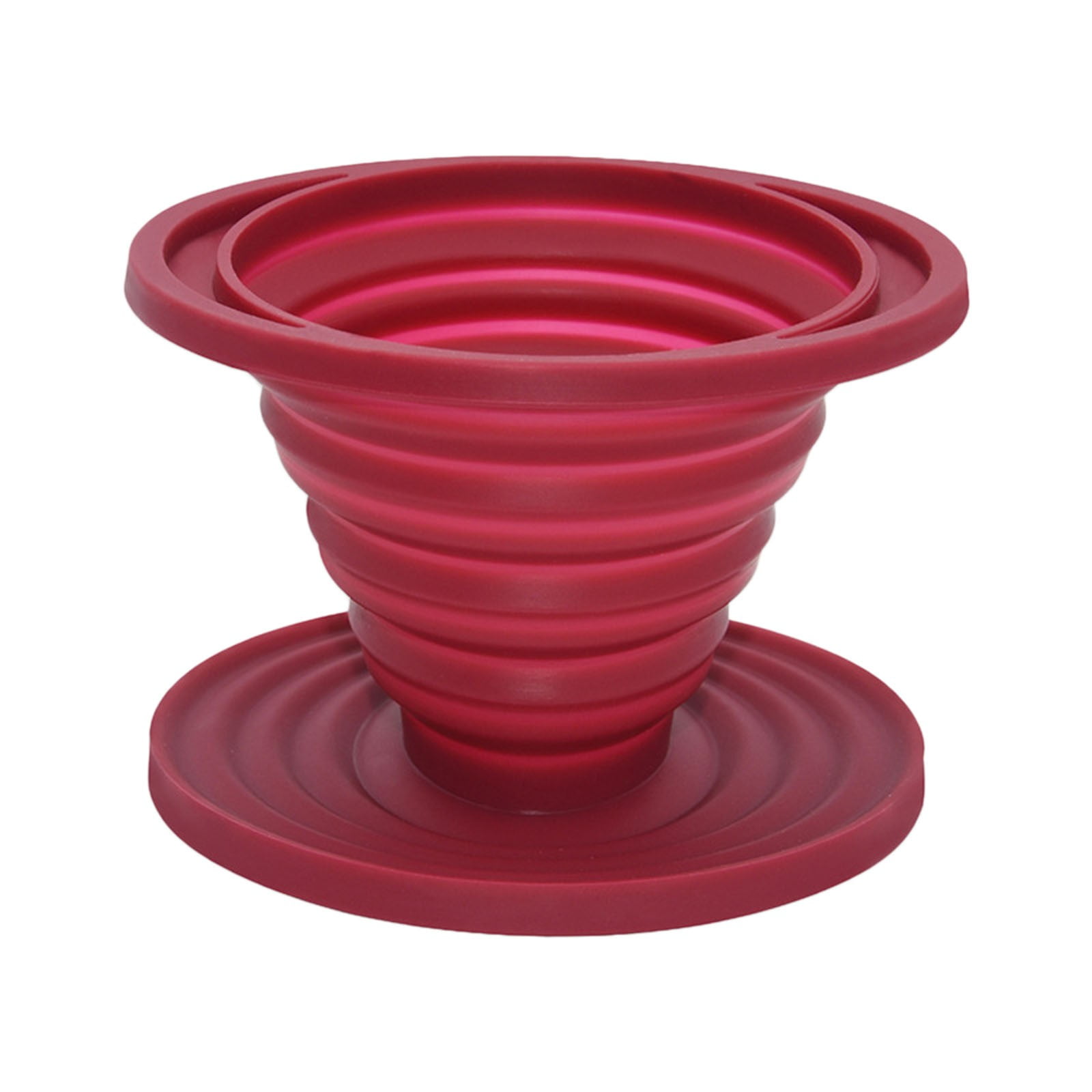 Collapsible Silicone Coffee Filter Filter Cups Can Be Recycled Using ...