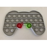 Video Game Controller Shape Grey Push Pop Bubble Poppers Fidget Toy - 6 ...