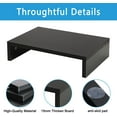 14.2 inch Monitor Stand Riser, Wood Monitor Riser with Storage for Desk ...