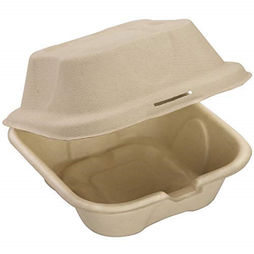 Avant Grub Biodegradable 6x6 Take Out Cardboard Food Containers with ...