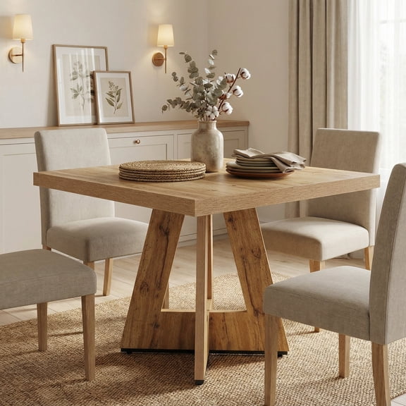 70.8 inch Large Dining Table for Six, Kitchen Dining Room Table ...