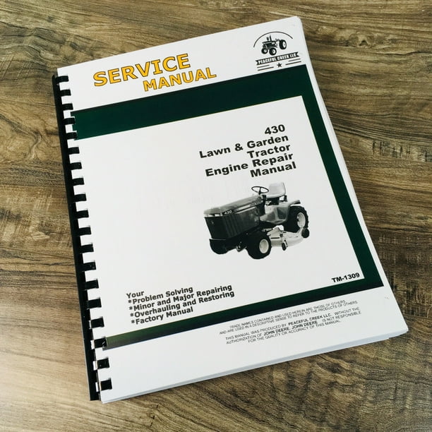 John Deere 430 Garden Tractor Parts Diagram | Fasci Garden