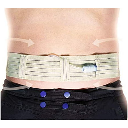 Abdominal Catheter Fixation Belt - G-Tube Holder for Man & Woman ...