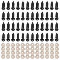 100PCS Plastic Safety Crochet Eyes Bulk with 100PCS Washers for Crochet ...