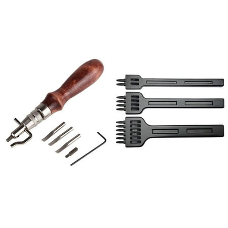 Stitching Groover And Creasing Edge Beveler, Leather Groover Tool ...