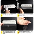 Removable&Traceless Adhesive Nano Gel Tape, Washable Strong Adsorption ...