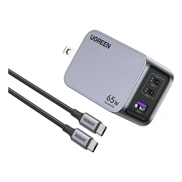 UGREEN Nexode Pro Serie 65W Cargador Tipo C con Cable USB C 100W | Walmart en línea