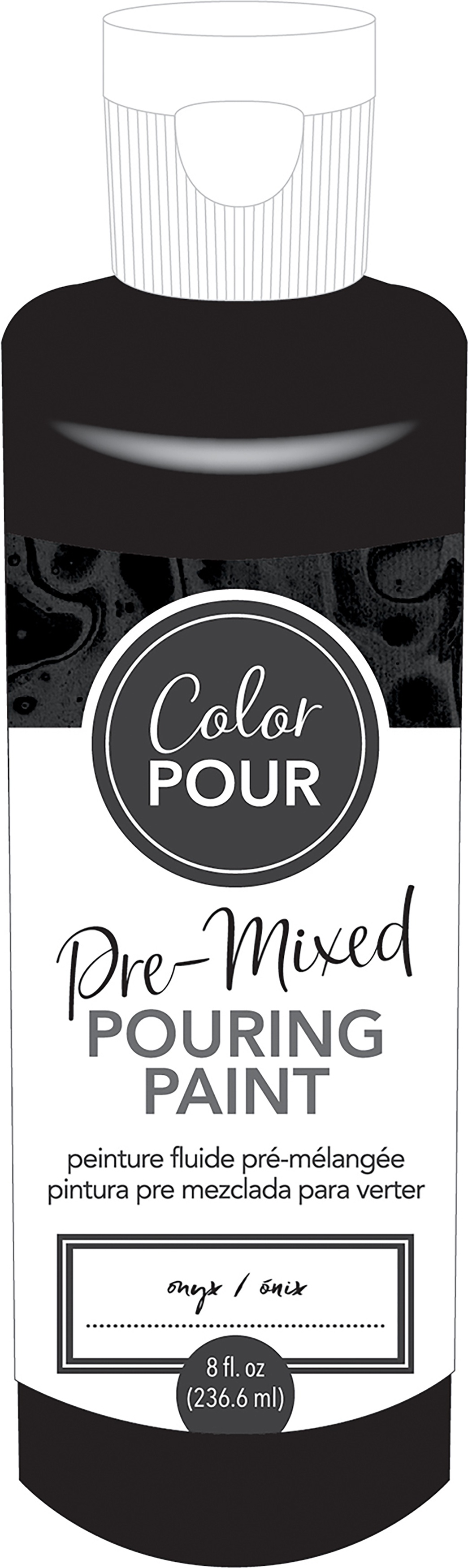 American Crafts Color Pour Pre-Mixed Paint 8Oz-Onyx | Walmart Canada