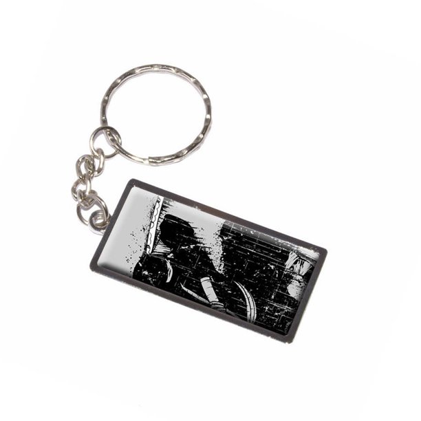 Ninja Warrior Sword Attacking Assassin Keychain Key Chain Ring ...