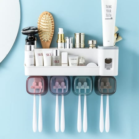 Silicone Toothbrush Holders, Wall Mounted Hooks for Hanging Loofah ...