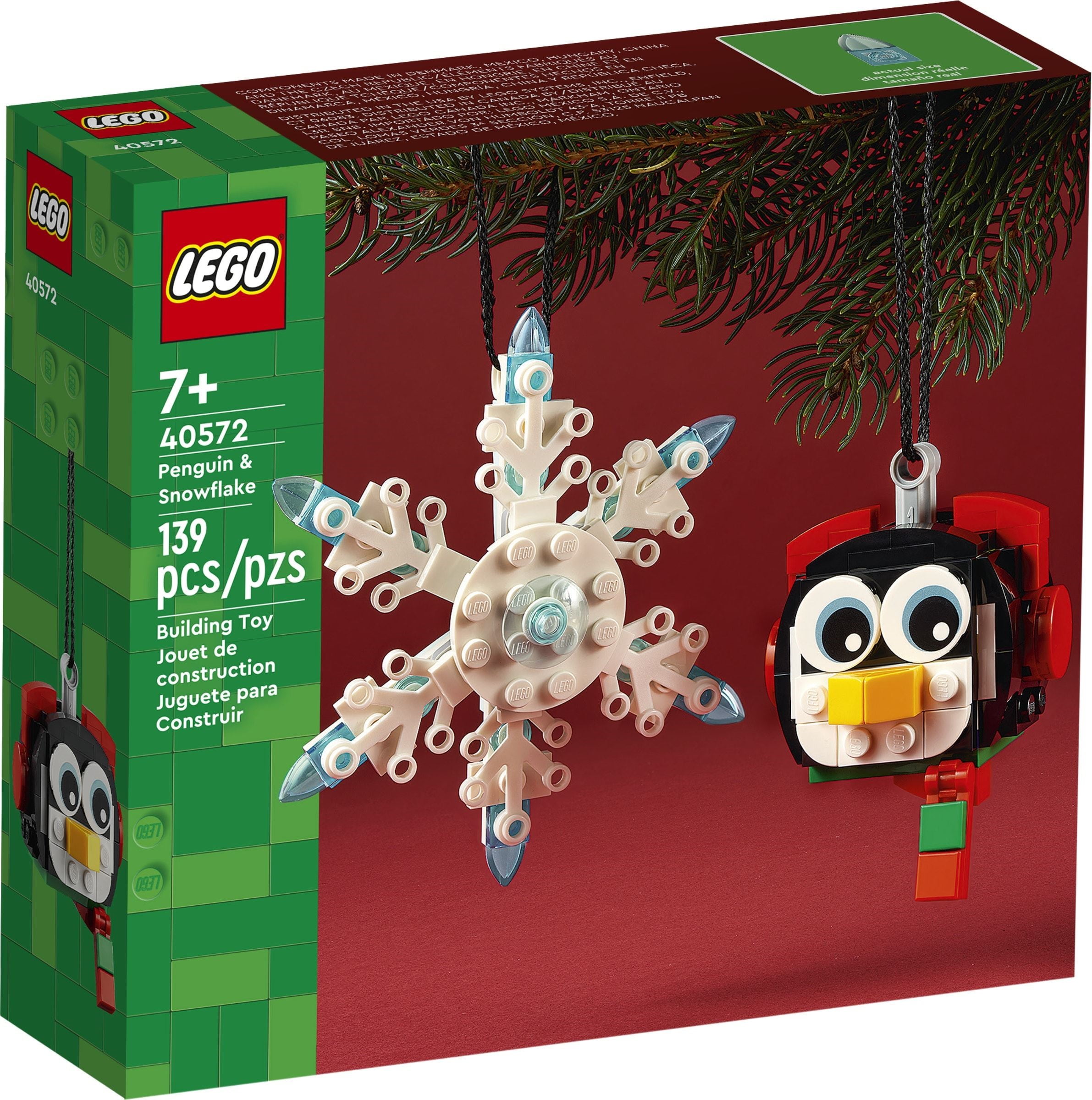 LEGO Penguin & Snowflake 40572 Decorations - Walmart.com