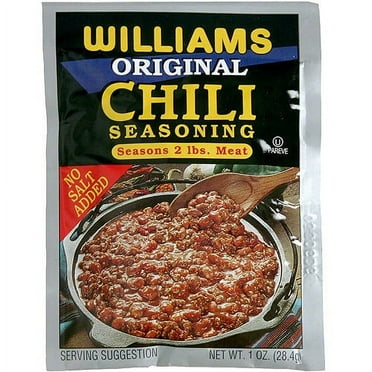 Williams Original Chili Seasoning 2 oz. Packet - Walmart.com