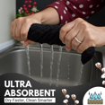 100% Cotton Kitchen Towels - 15x25 Inch Ultra Soft, Super Absorbent ...