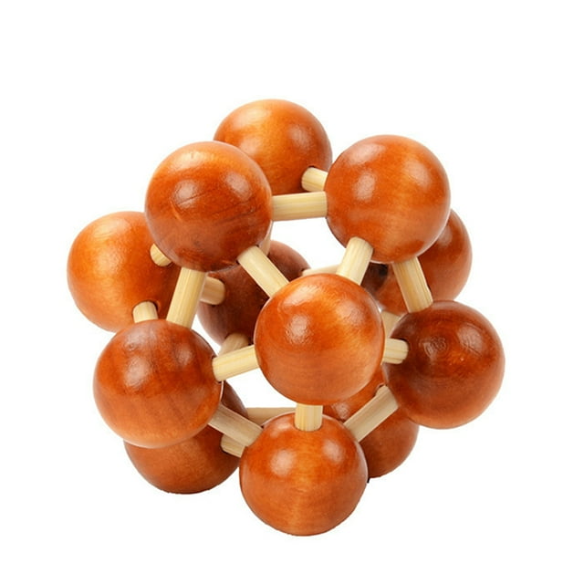 Children Toys For Adults Kids Interlocking 3D Wooden Kong Ming Lock IQ ...