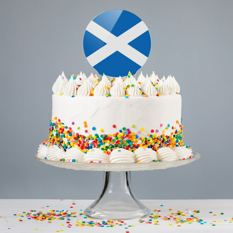 Scottish Flag Cake