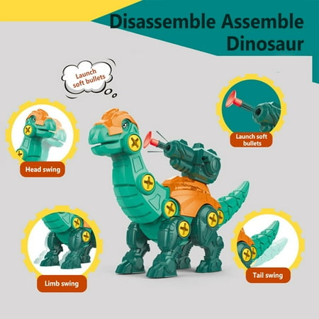 Take Apart Dinosaur Toys Children Diy Disassembly Assembly Nuts ...