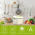 BN-LINK 3L Salad Spinner, Vegetable Dryer, Lettuce Washer, Kitchen ...