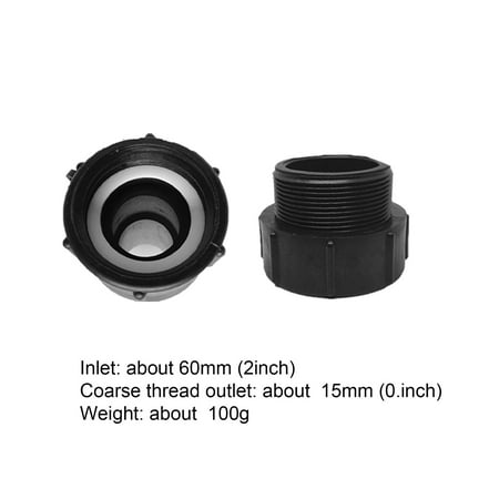IBC Tank Adapter Coarse to Fine Thread Valve Connector Fitting ...
