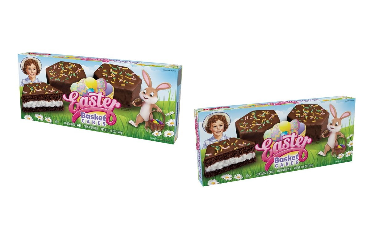 Little Debbie Easter Basket Chocolate Cakes - set of 2 boxes - 10 cakes ...