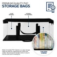 Stock Your Home DVD Storage Bags - PVC CD/DVD Organizer Container, 6 ...