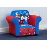 Disney Mickey Mouse Kids Upholstered Chair with Sculpted Plastic Frame ...