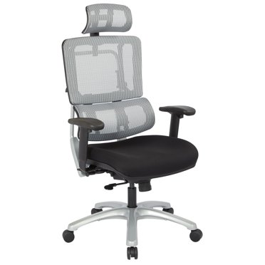 Lorell Executive High-Back Mesh Chair, Black - Walmart.com