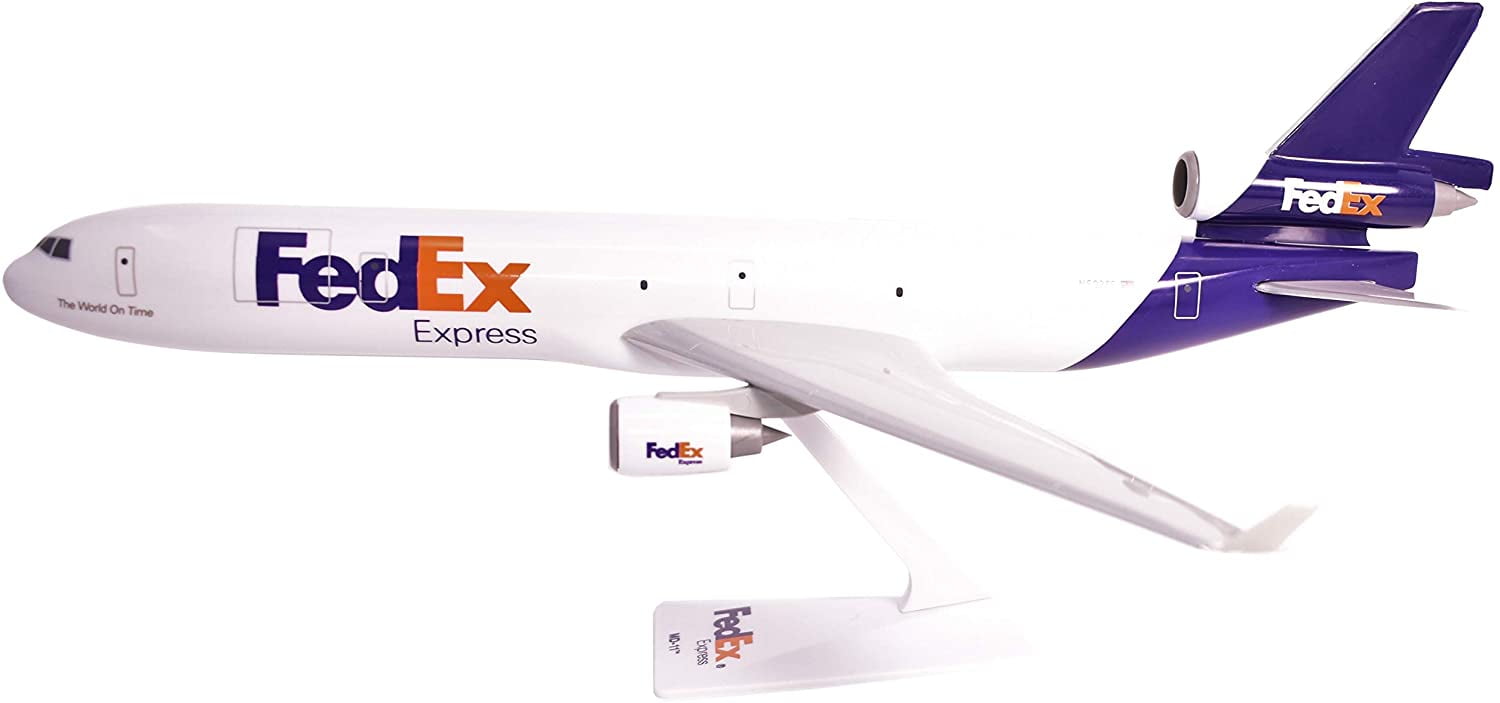 FedEx (05-Cur) MD-11 Airplane Miniature Model Snap Fit 1:200 Part# AMD ...
