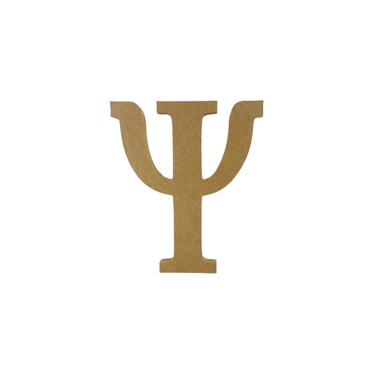 4" Wood Greek Letter Psi Ψ Unfinished, Fraternity and Sorority Greek ...