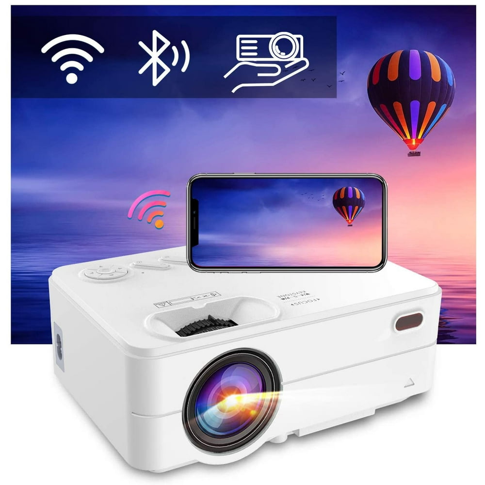 Artlii EJ 2 Mini Projector 1080P Supported WiFi&Bluetooth 6000 Lumens ...