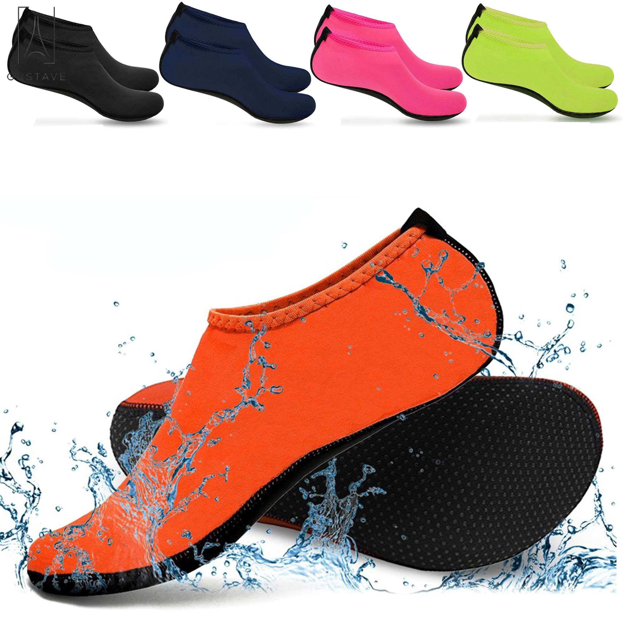 Gustave Skin Water Barefoot Shoes For Men & Women Aqua Beach Socks Yoga ...