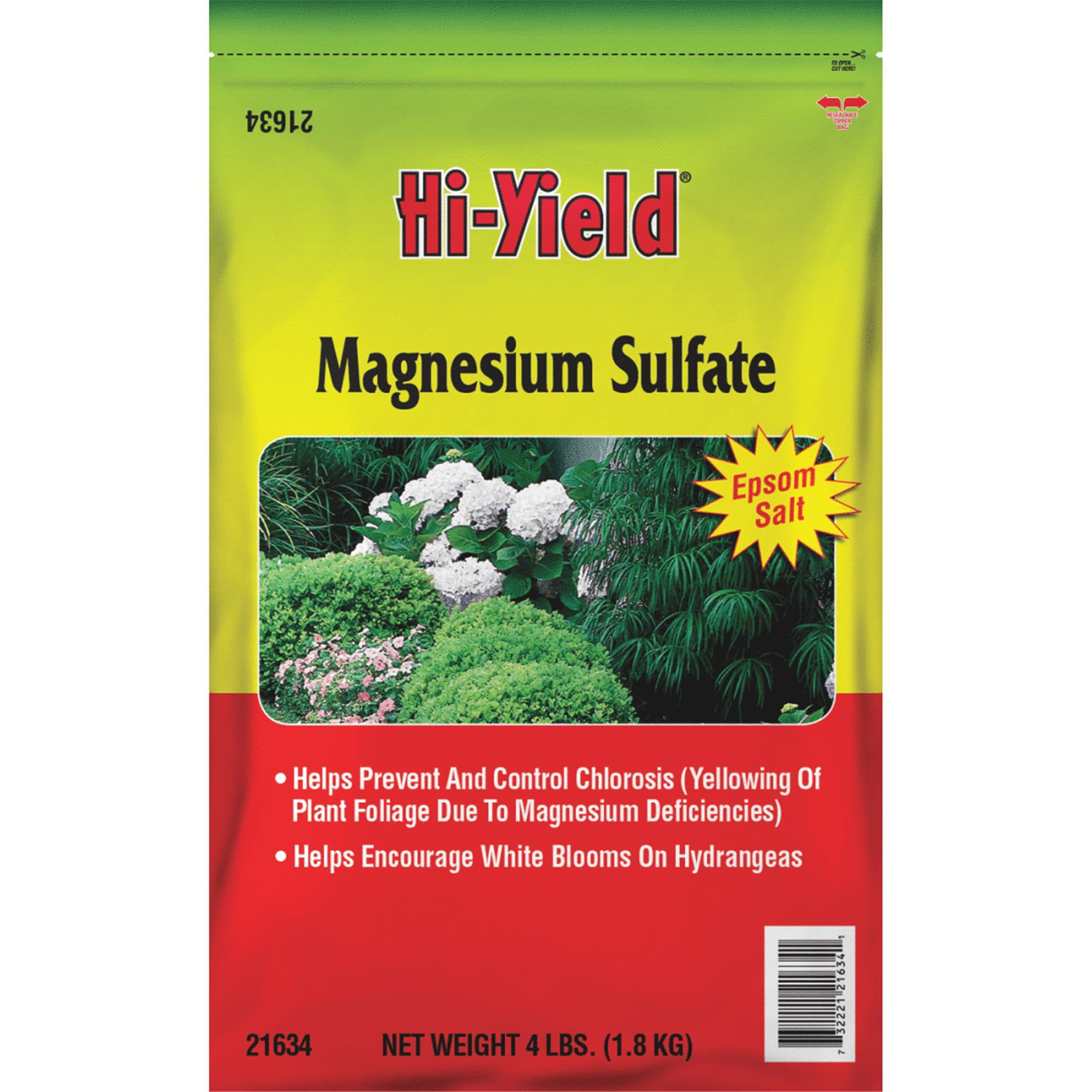 Hi-Yield 421634 4 lbs Magnesium Sulfate - Walmart.com - Walmart.com