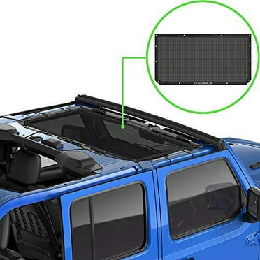 Shadeidea Jeep Wrangler Sunshade JKU Top Sun Shade JK Unlimited (2007 ...