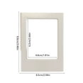 Magnetic Photo Frame, No Drill Adhesive Fridge Picture Frame for ...
