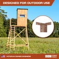 Iron Forge Tools Deer Stand Brackets, 4x4 Inch Brown Powder Coated ...