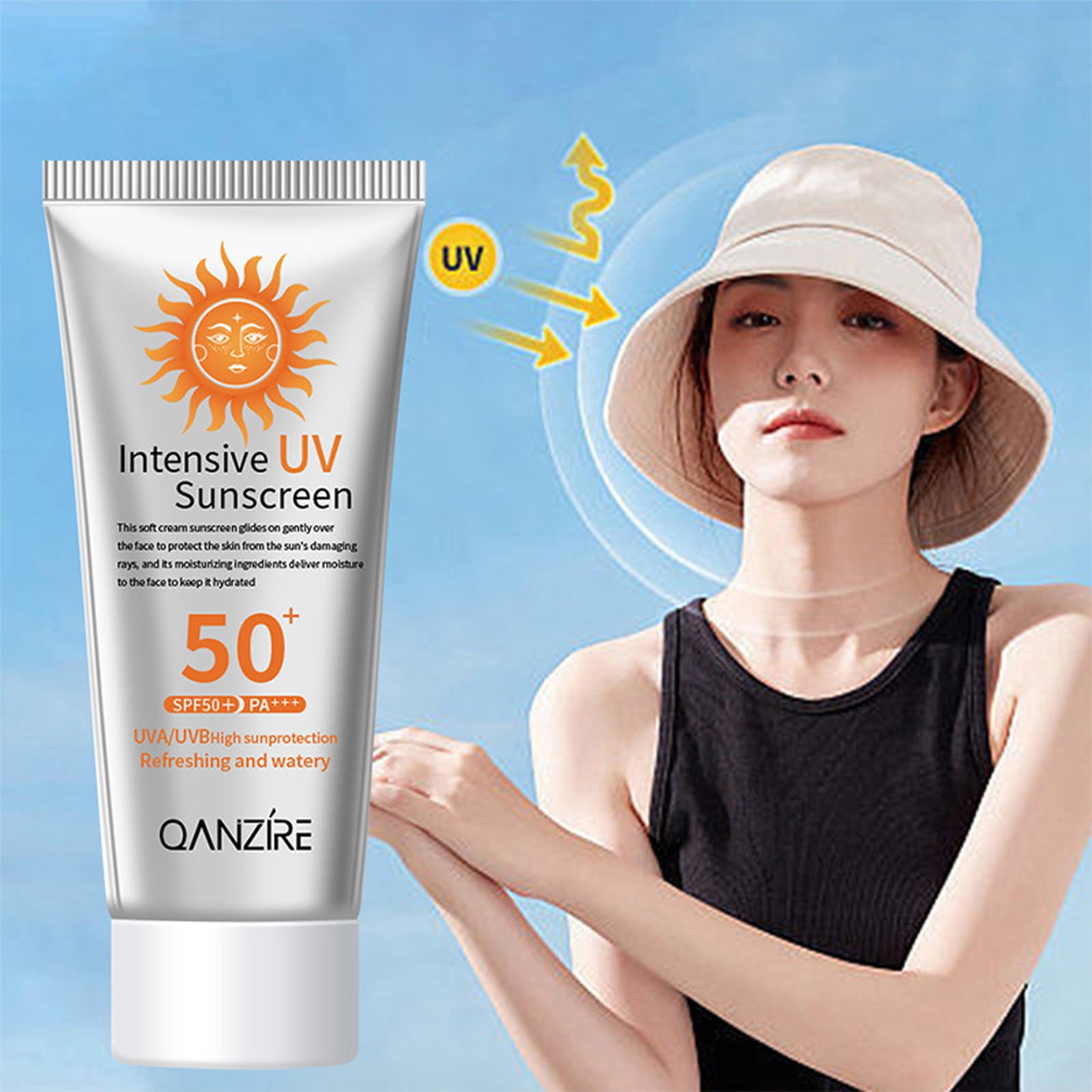 Fiudx Crema de Protección Solar, Protector Solar Delarga Duración ...