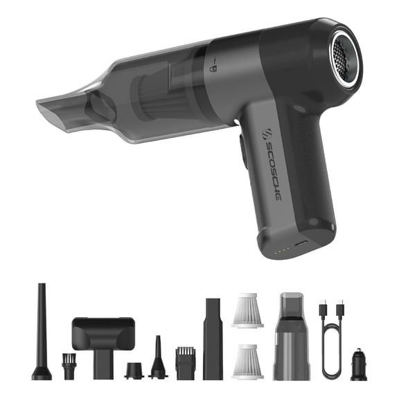 WolfBox Compressed Air Duster, 150000 RPM Handheld Cordless Vacuum ...