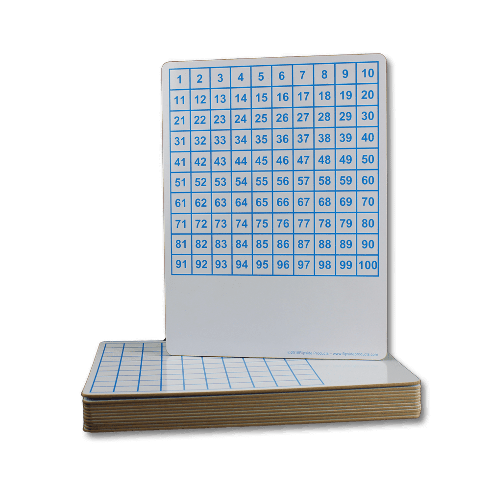 Flipside, FLP112232, Hundreds Grid Board, 12 / Set - Walmart.com