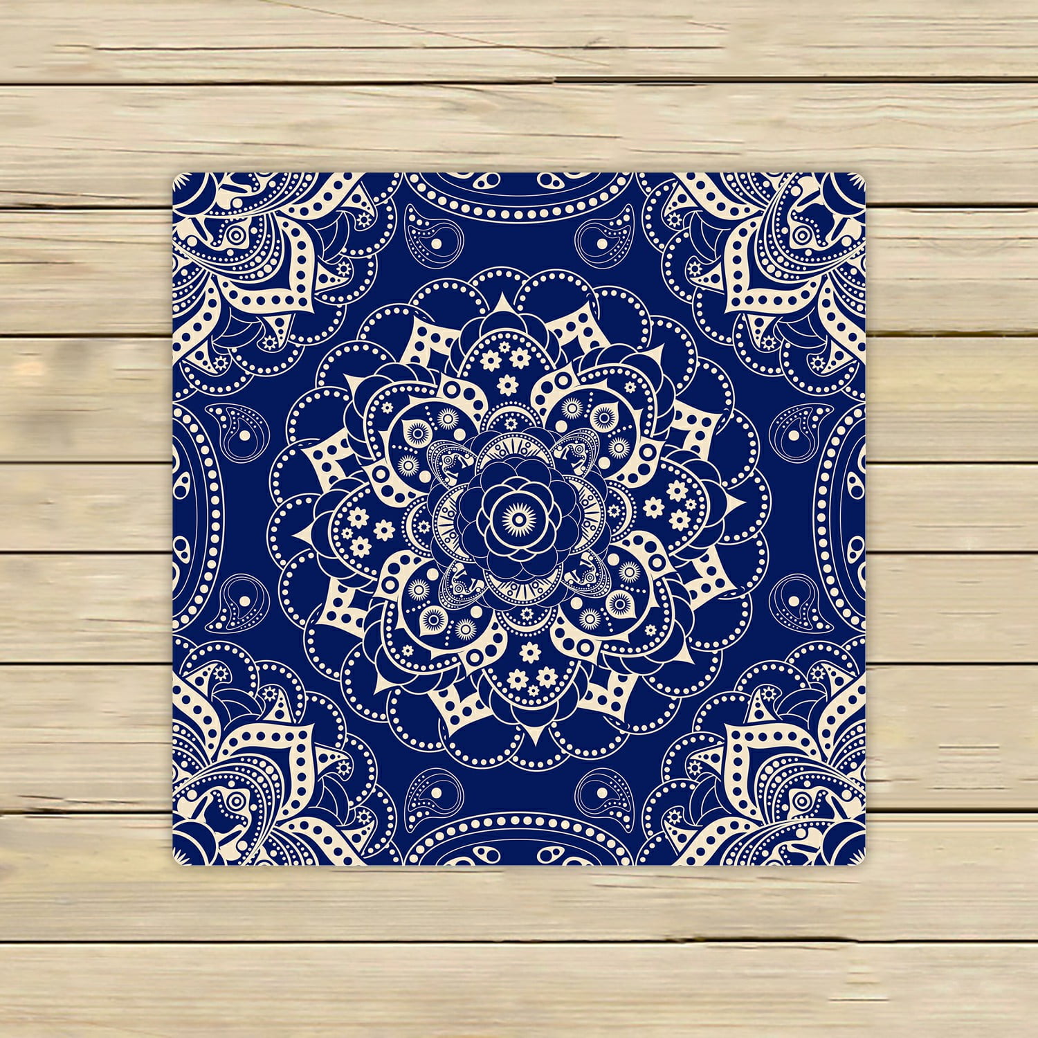 ABPHQTO Blue Pattern Towels Beach Bath Pool Sprot Travel Hand Spa Towel ...