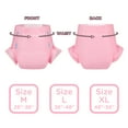 LittleForBig ABDry Ultra Absorbent Adult Diaper, Pink, Medium 28-38 ...