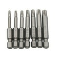 Torx Security Screwdriver Bit Set T10-T40 1/4 Inch Shank 2 Inch/50 mm ...