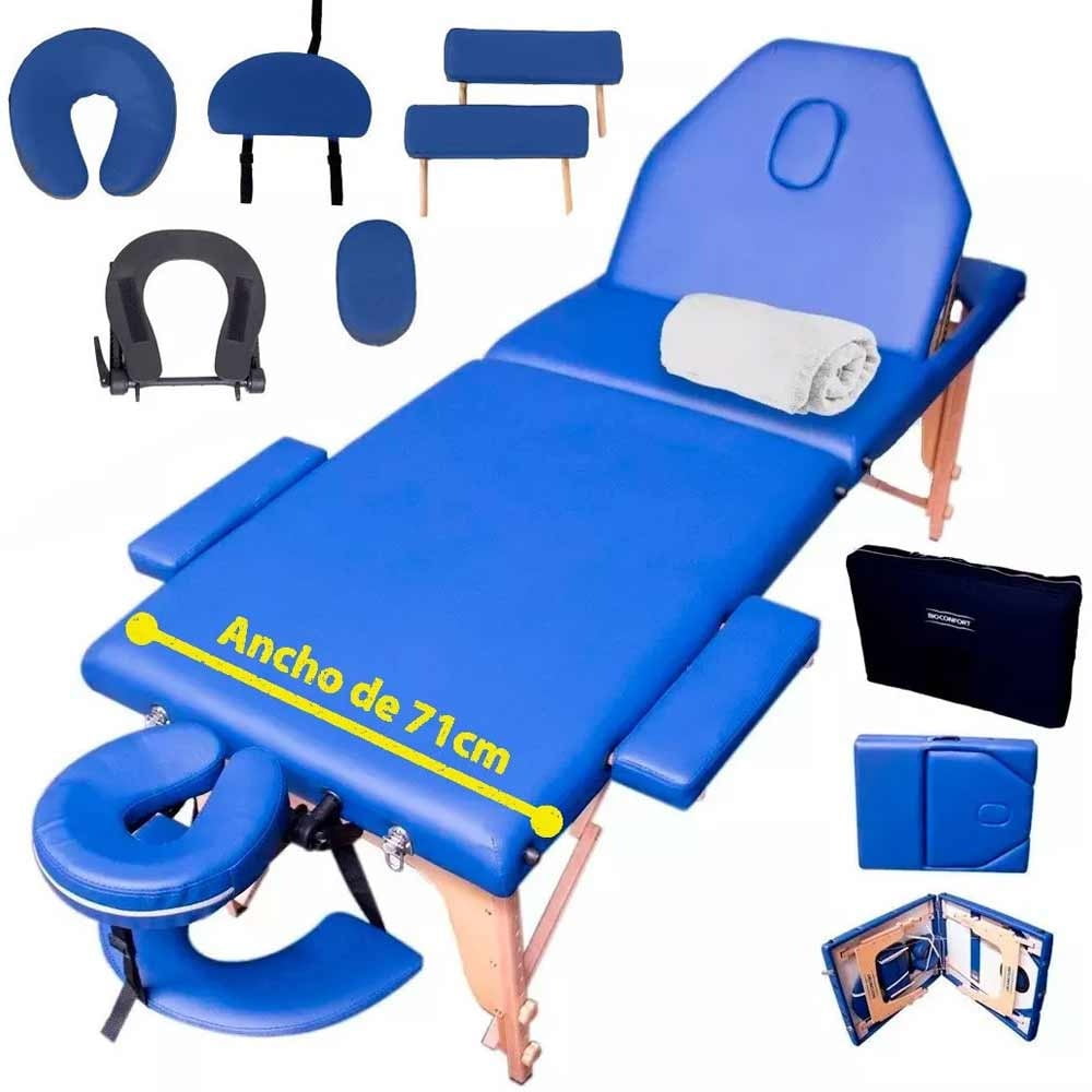 Cama de Masaje Azul Nanofort Plegable Portatil Profesional | Bodega Aurrera en línea