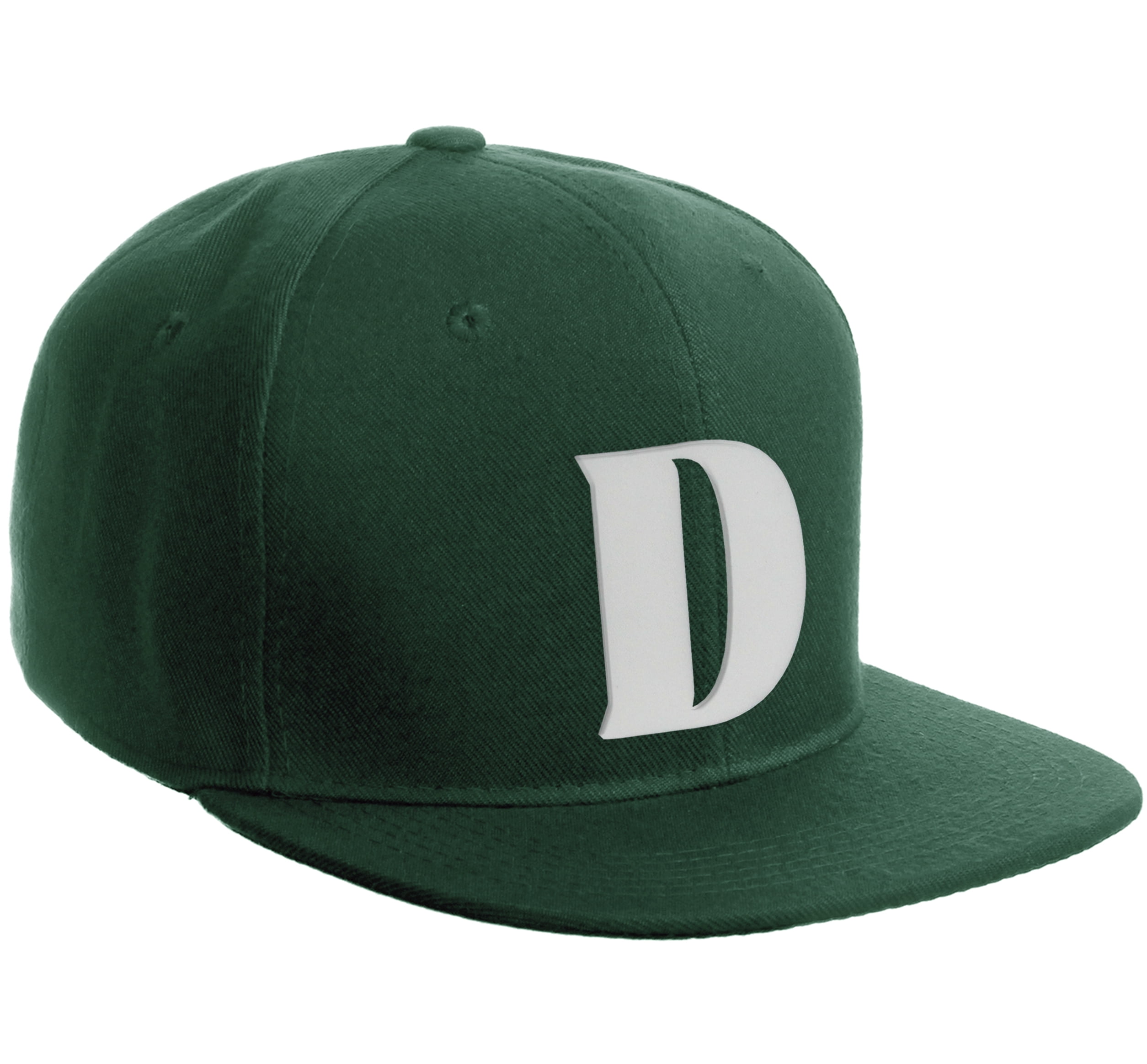 Daxton Classic Snapback Hat 3D Capital Alphabet Letters Flat Bill Visor ...