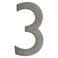 Architectural Mailboxes 4" Brass Floating House-Number 3 - Walmart.com