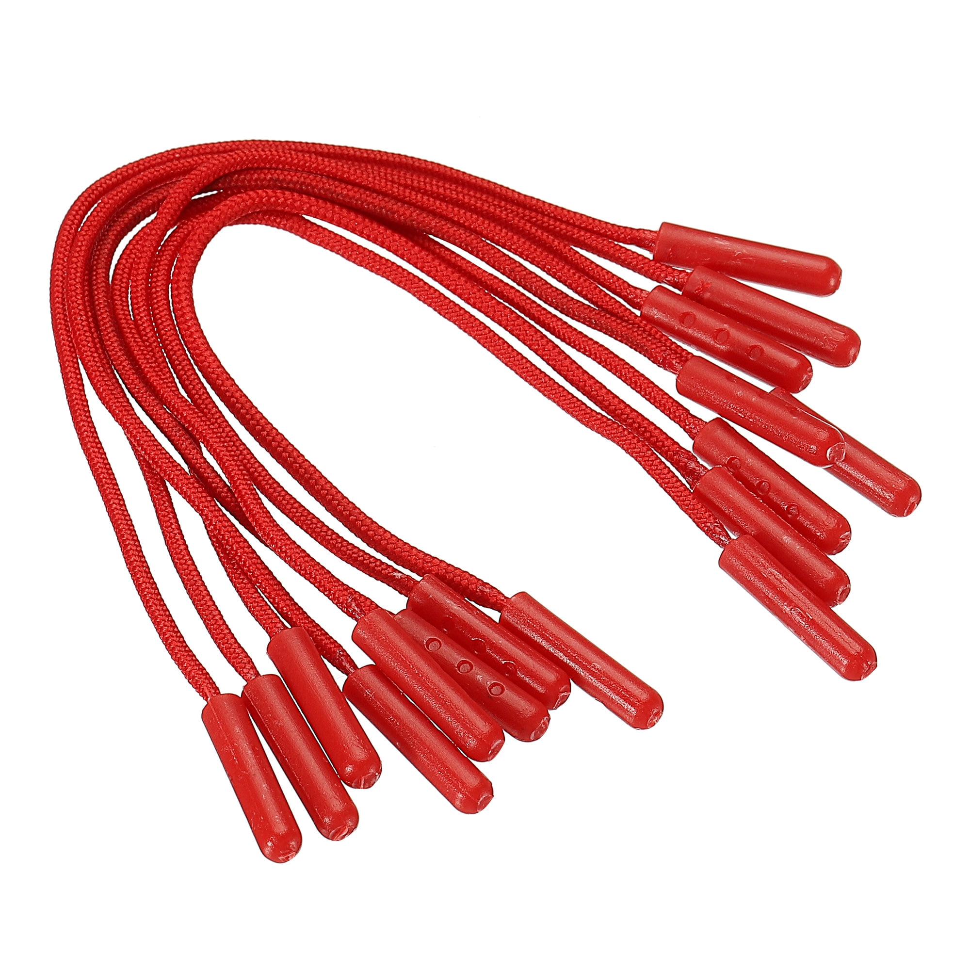 Uxcell Zipper Pulls Extension Handle Cord, 15 Pack Finger Use Plastic ...